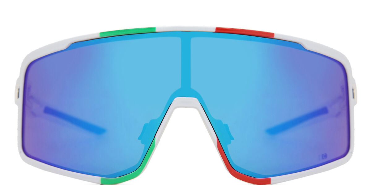 Salice 022 ITA RWX BIANCO/RW BLU Sunglasses in White | SmartBuyGlasses USA