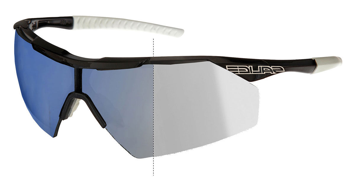Salice 004 RWX NERO/RW BLU Sunglasses Black | VisionDirect Australia