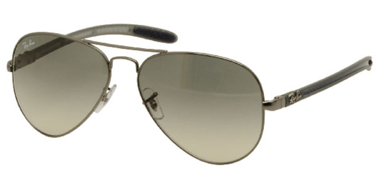 Ray-Ban Tech RB8307 Aviator Carbon Fibre 004/32 Sunglasses in Grey ...