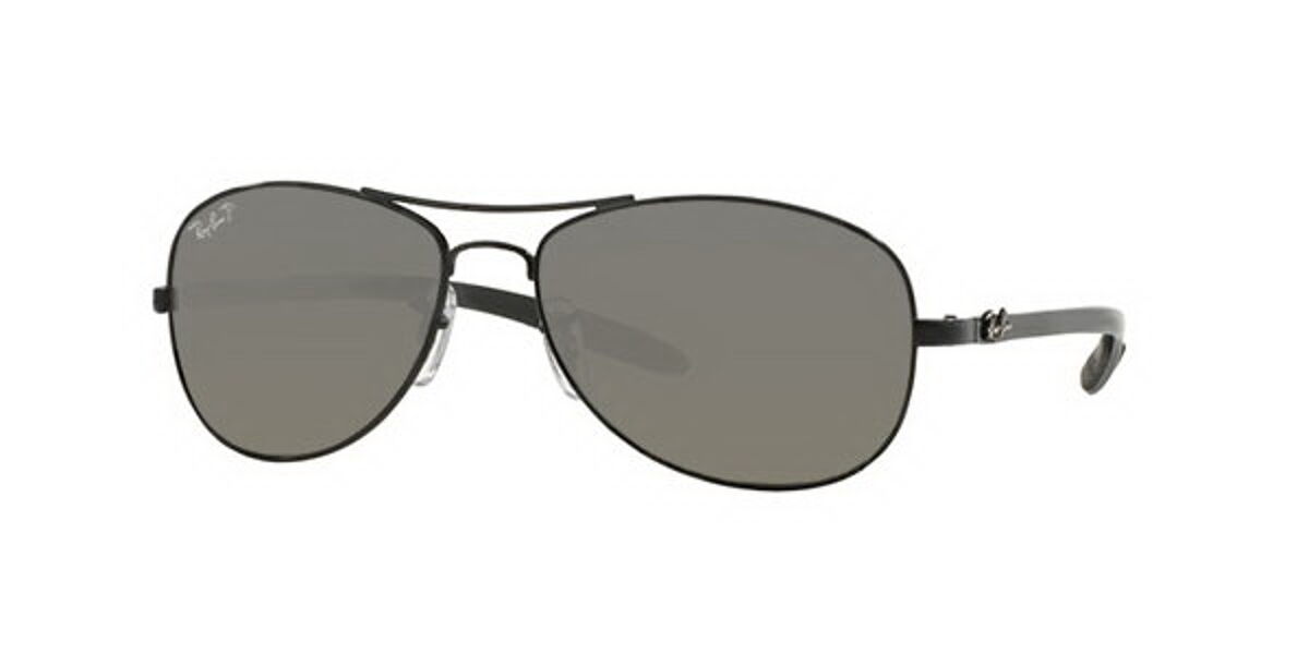 Ray-Ban Tech RB8301 Carbon Fibre Polarized 002/K7 Sunglasses Black ...