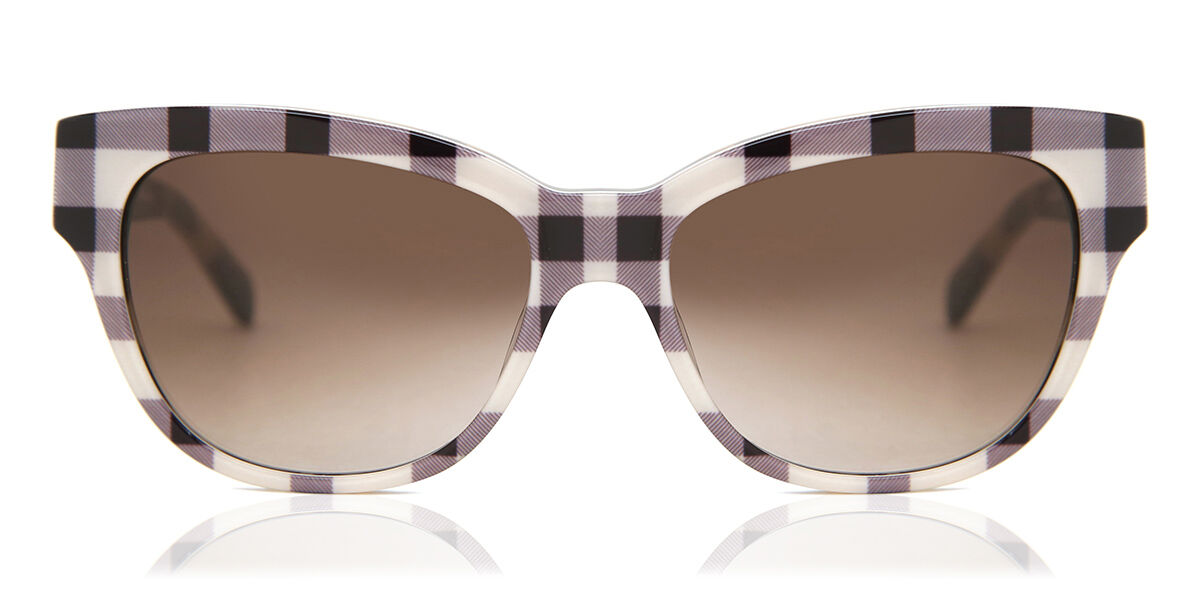 Kate Spade Aisha/S 006G/J6 Sunglasses Black White Purple | VisionDirect ...