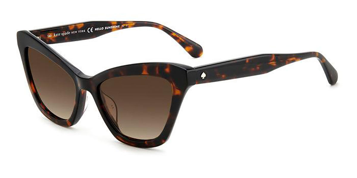 Kate Spade Amelie/G/S 086/HA Sunglasses in Dark Tortoise ...