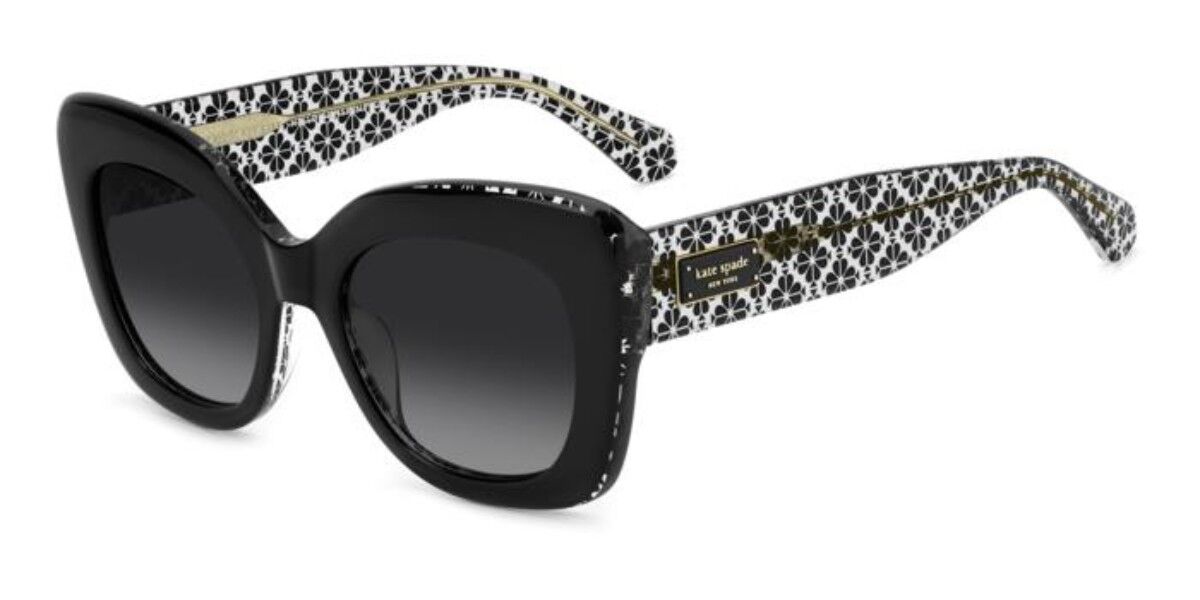 Kate Spade KS Kalie 2/G/S Asian Fit 807/9O Butterfly Black On Pattern ...