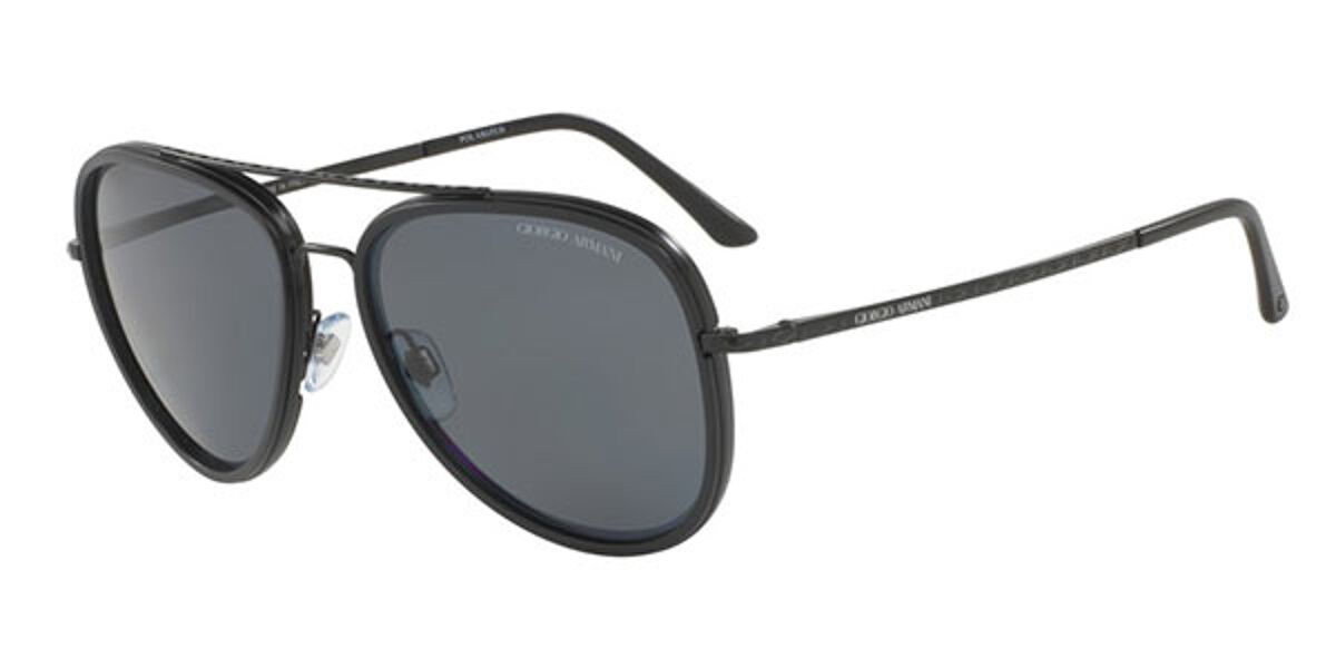 Giorgio Armani AR6039 Polarized 300181 Sunglasses Black | VisionDirect ...