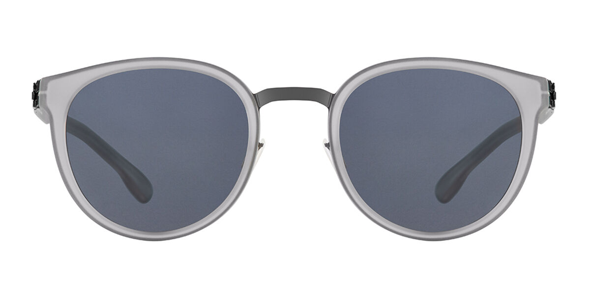 Ic! Berlin D0090H Nicolas C. Gun-Metal-Sky-Grey-Matt Sunglasses Matte ...