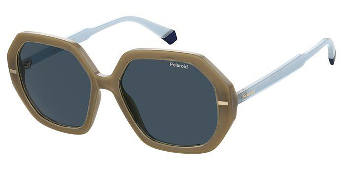 Polaroid PLD 4124/S 591/C3 Sonnenbrille Transparent Brown | SmartBuyGlasses