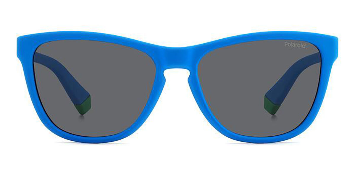 Polaroid PLD 8056/S Kids Polarized FLL/M9 Sunglasses Matte Blue ...