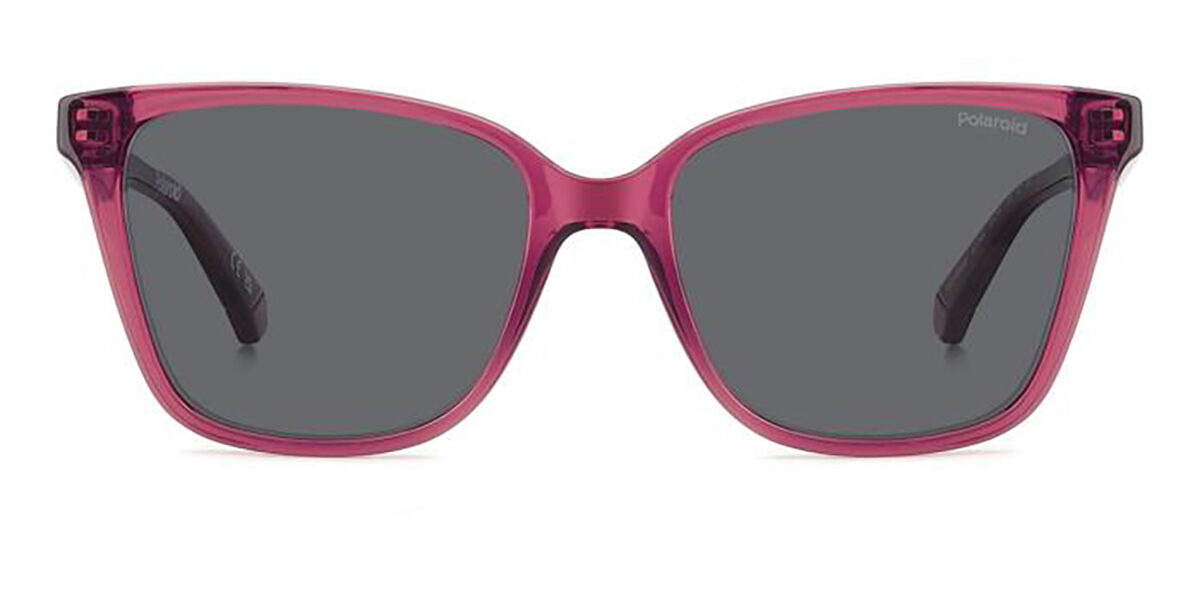 Polaroid PLD 8062/S Kids Polarized 8CQ/M9 Cat Eye Transparent Cherry ...
