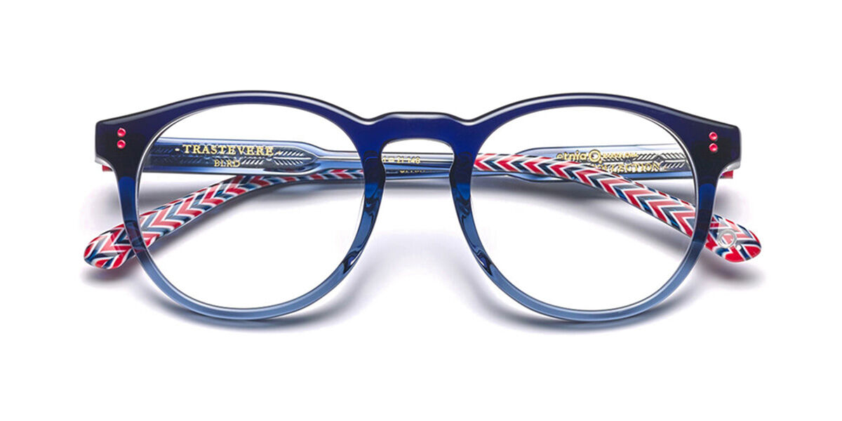 Etnia Barcelona Trastevere BLRD Glasses Transparent Blue | VisionDirect Australia
