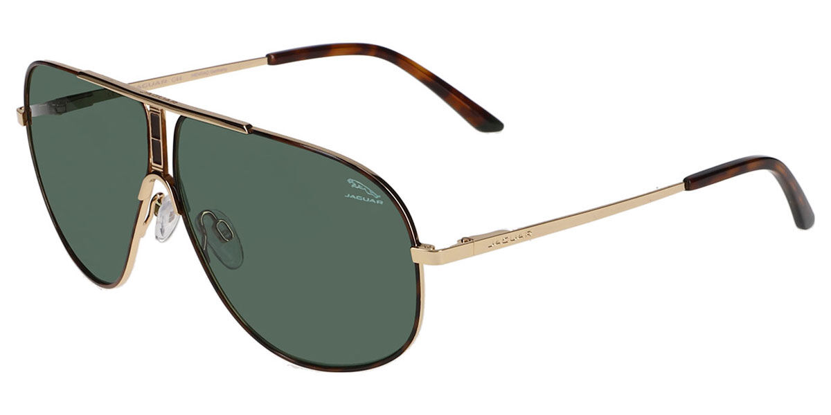 Lunettes de Soleil Jaguar 37502 6000 Gold Tortoise | EasyLunettes