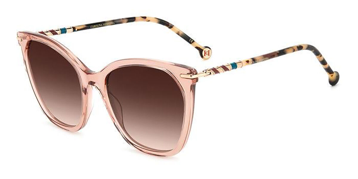 Carolina Herrera HER 0091/S L93/HA Sunglasses in Transparent Pink ...