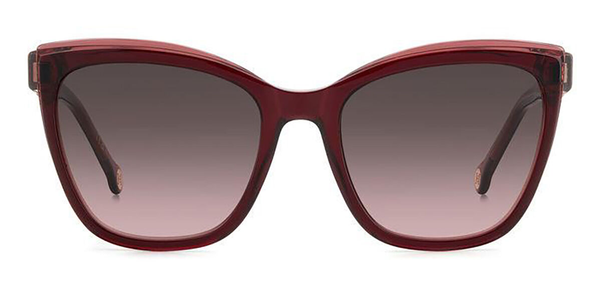 HER 0188/S sunglasses Transparent Burgundy on Transparent Light Red | SmartBuyGlasses US