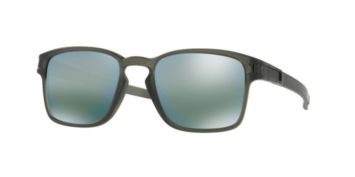 Oakley OO9353 LATCH SQUARED 935308 Sunglasses Green | VisionDirect Australia