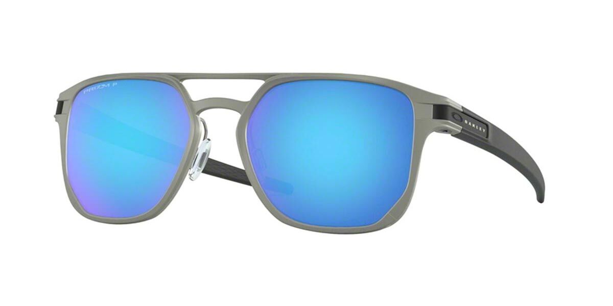 Oakley OO4128 LATCH ALPHA Polarized 412804 Sunglasses Matte Light ...