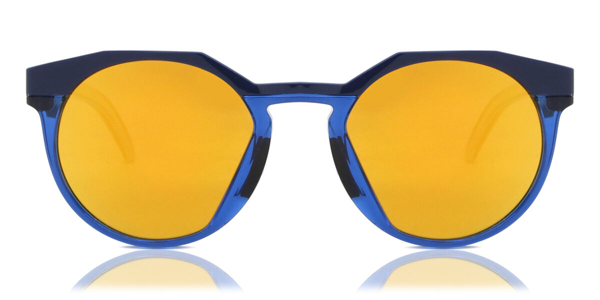 Oakley OO9242 HSTN Polarized 924211 Oval Transparent Blue/Navy Blue ...