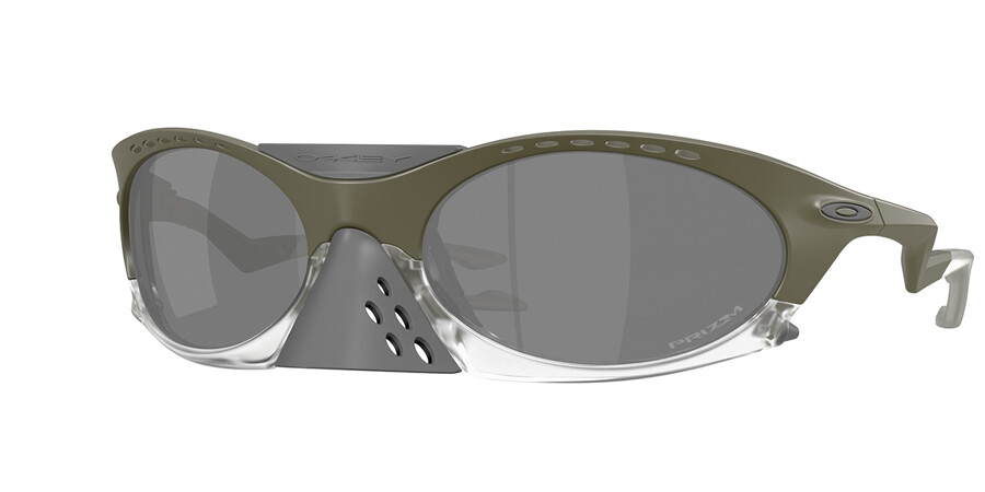 OO9437 PLANTARIS sunglasses Matte Moss Green/Transparent ...