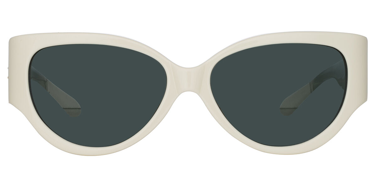 Linda Farrow CONNIE LFL1425 C3 Sonnenbrille Weiß | SmartBuyGlasses