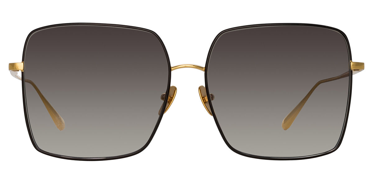 Linda Farrow HINA LFL1458 C1 Sunglasses in Black | SmartBuyGlasses USA