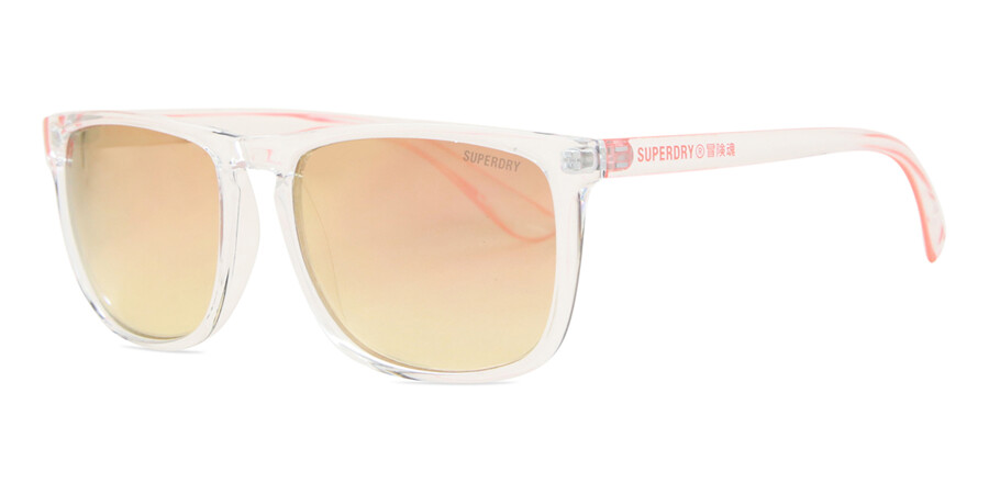 Superdry SDS SHOCKWAVE 150 Rectangle Clear Sunglasses | Vision Direct ...