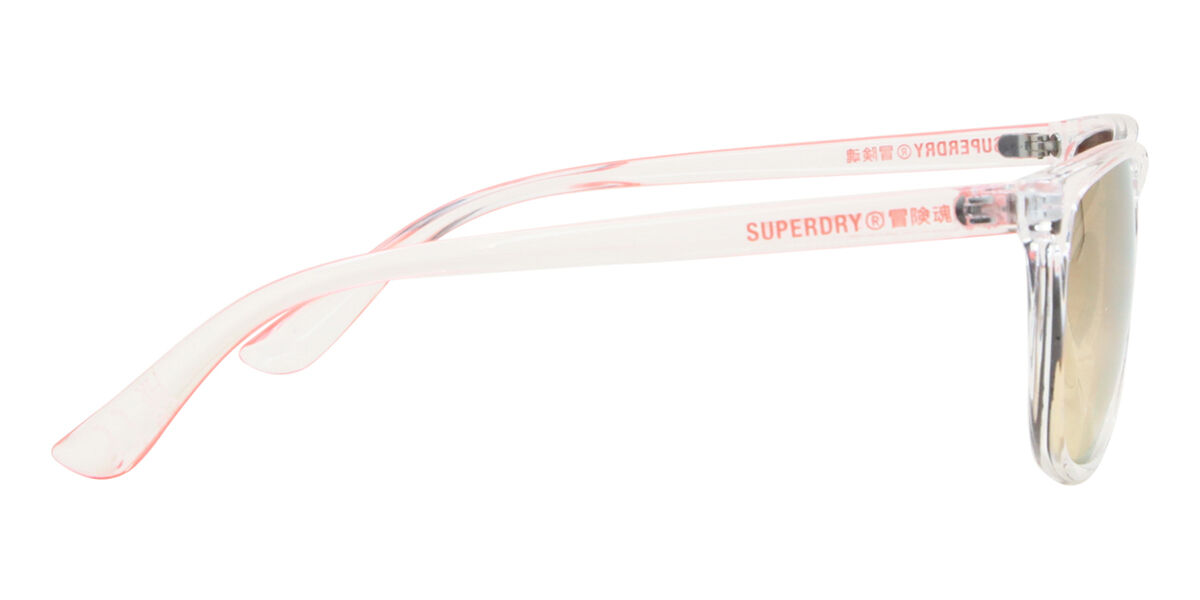 Superdry SDS SHOCKWAVE 150 Rectangle Clear Sunglasses | Vision Direct ...