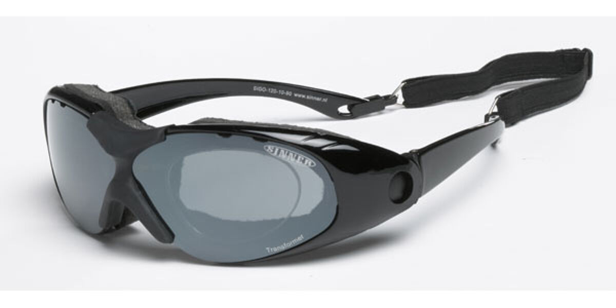 Sinner Transformer SIGO-120 10-90 Sunglasses in Black | SmartBuyGlasses USA