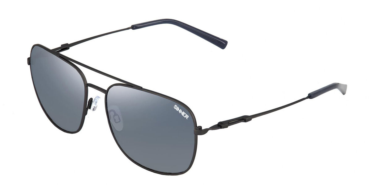 Sinner Bodega Polarized SISU-868-10-P10 Sunglasses in Matte Black ...