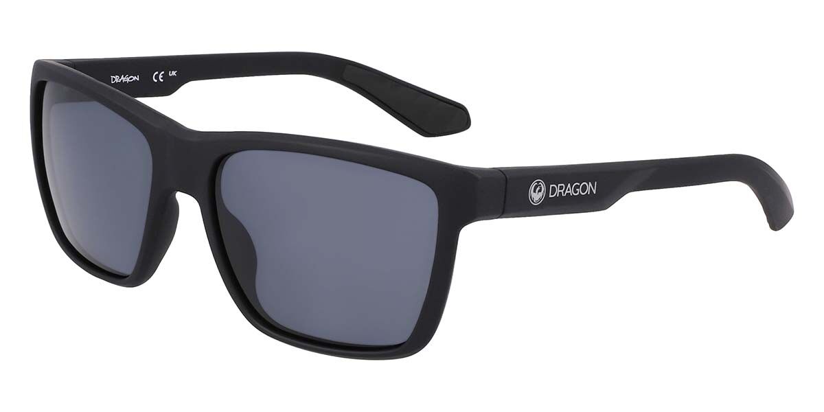 Dragon DR DALE LL POLAR 002 Rectangulaire Noir Mat lunettes de soleil ...