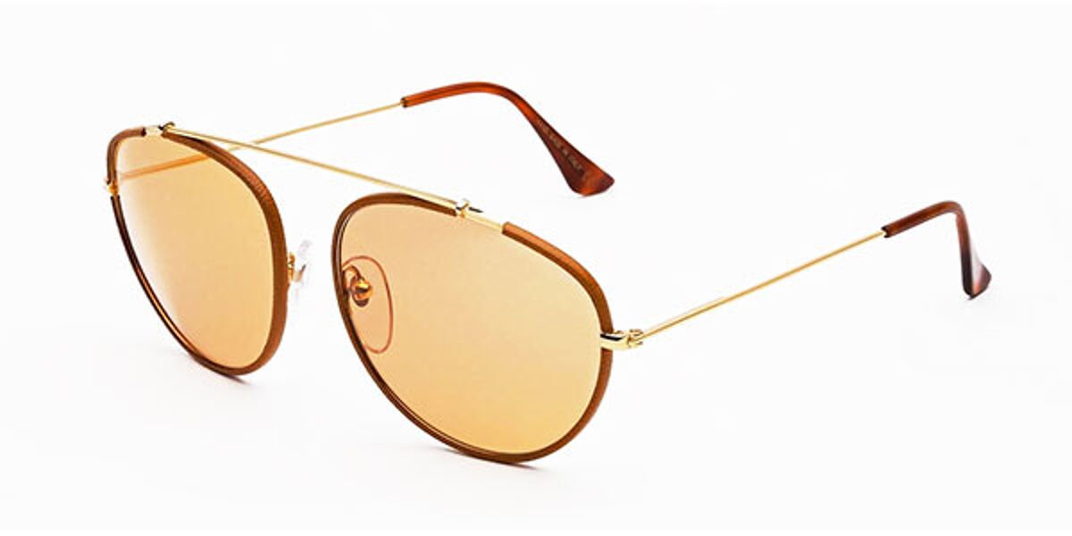Retrosuperfuture LEON 541 Sunglasses in Red/Gold | SmartBuyGlasses USA