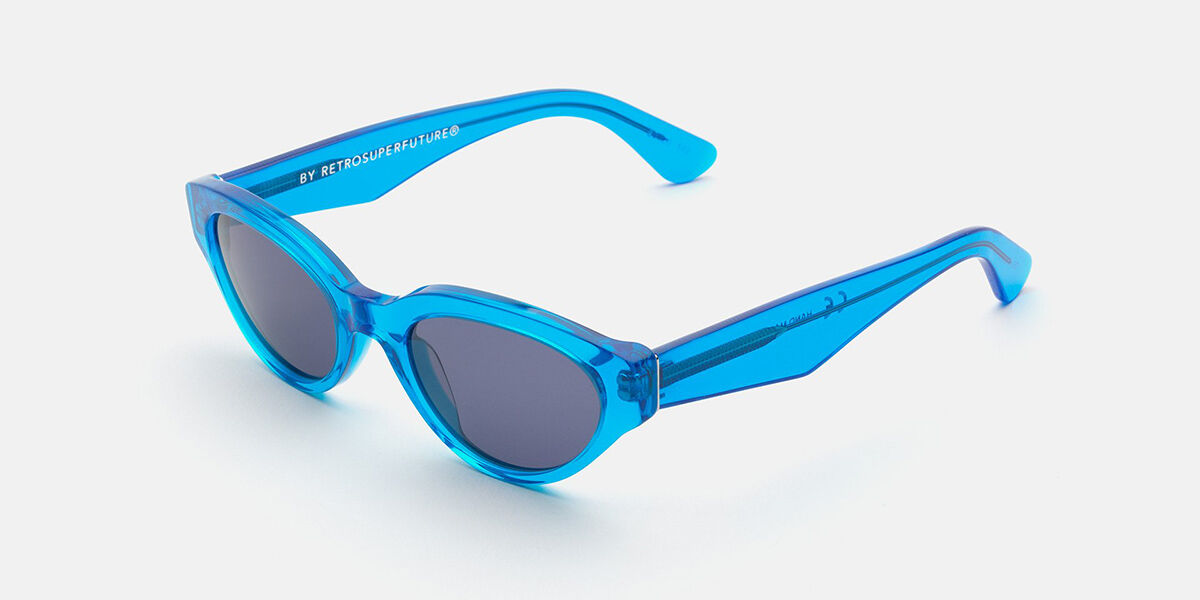 Retrosuperfuture DREW 3S0 Sunglasses Transparent Blue | SmartBuyGlasses UK