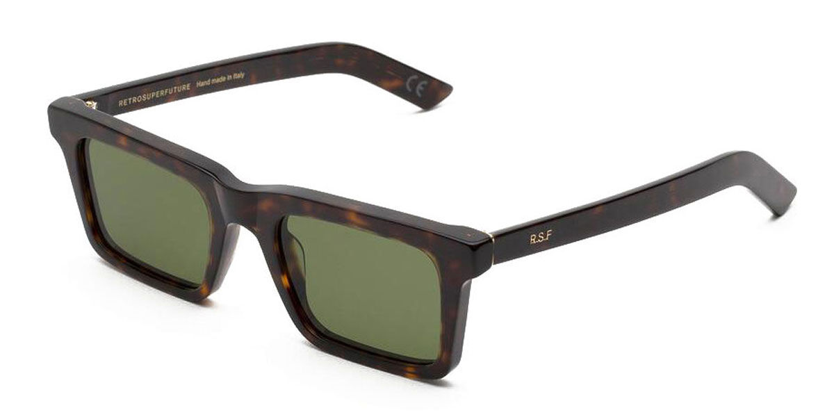 Retrosuperfuture 1968 REFINED D9G Sunglasses Black | VisionDirect Australia