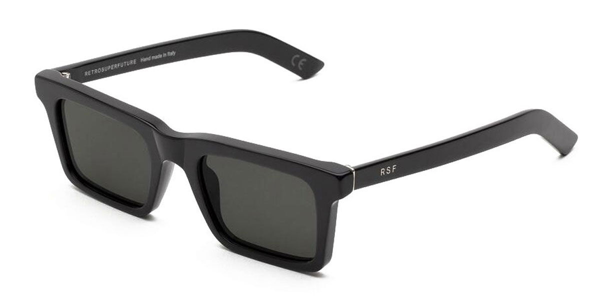 Retrosuperfuture 1968 REFINED UU1 Sunglasses in Black | SmartBuyGlasses USA