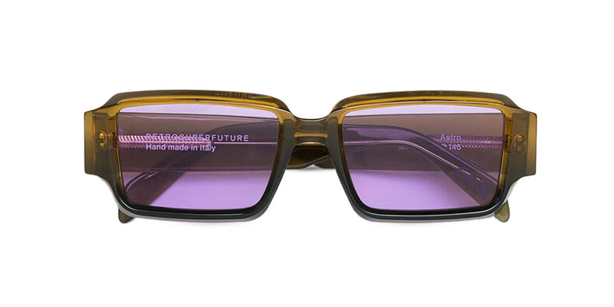 Retrosuperfuture ASTRO PHASED M7O Sunglasses in Transparent Gradient Yellow Black ...