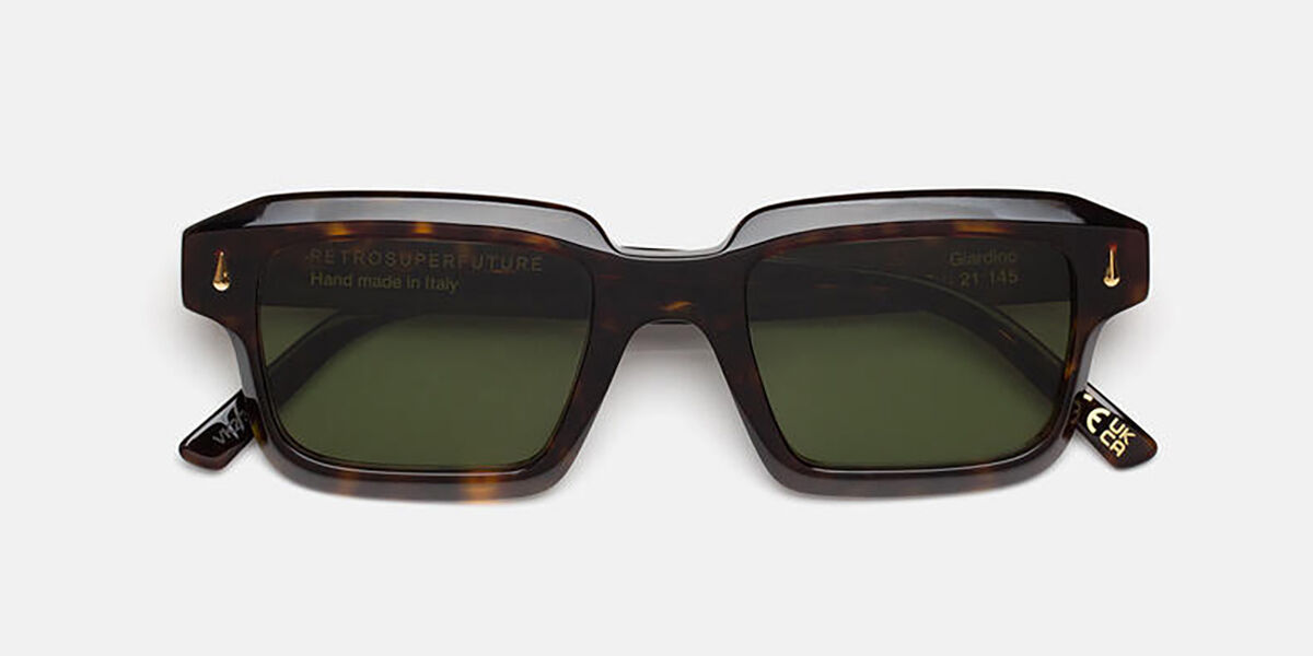 Retrosuperfuture GIARDINO 3627 VK2 Sunglasses Dark Tortoise | VisionDirect Australia