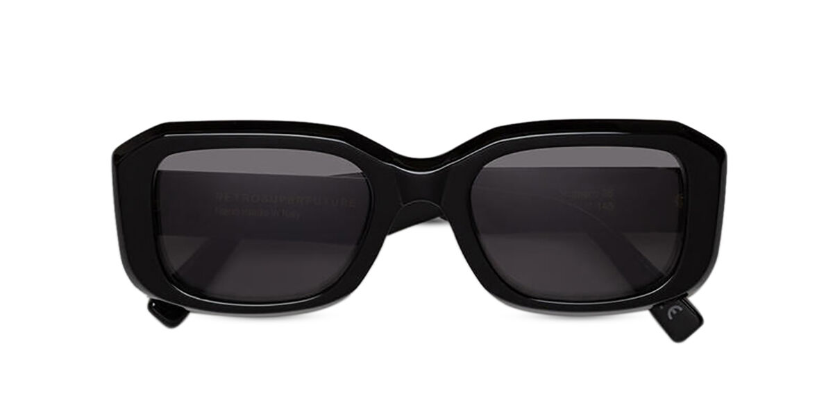 Retrosuperfuture VOCE BLACK VAJ Sunglasses Black | VisionDirect Australia