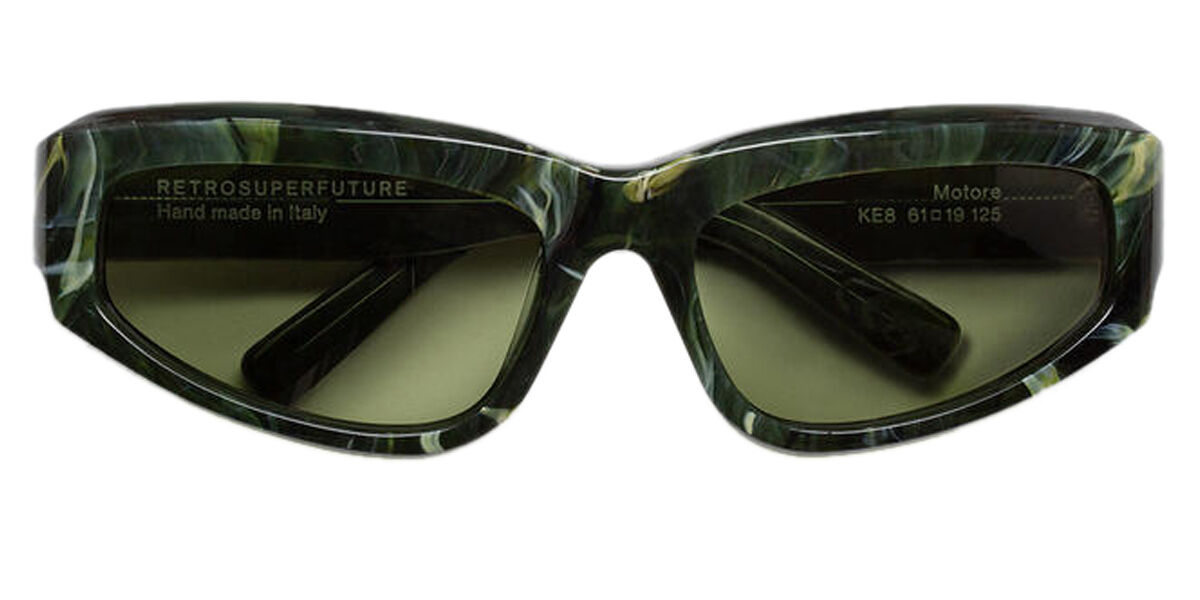Retrosuperfuture MOTORE TARTARUGA KE8 Sunglasses Pattern Green ...