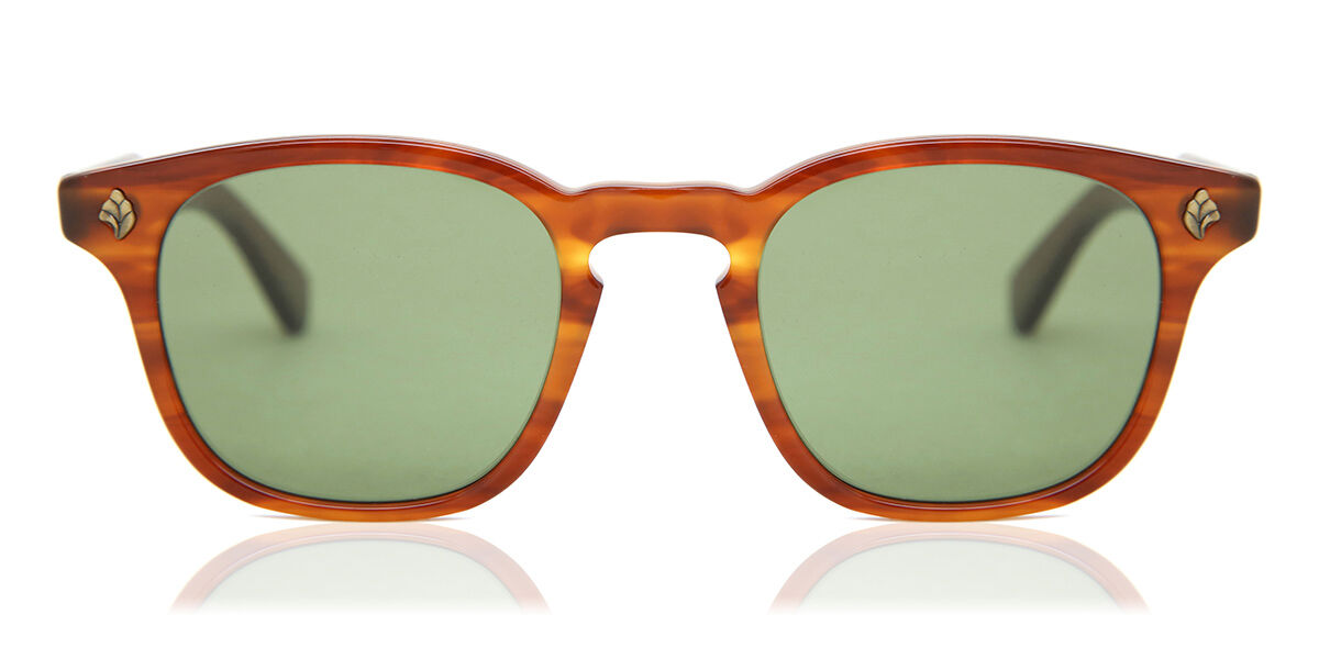 Garrett Leight Ace HAT/SFPGT Sunglasses Tortoiseshell | VisionDirect ...