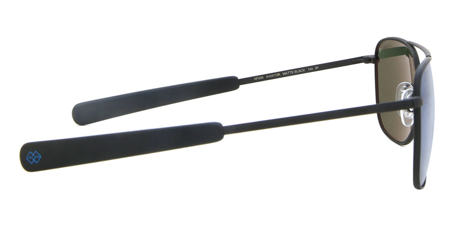 Randolph Engineering Aviator Polarized AF245 Sunglasses Matte Black ...