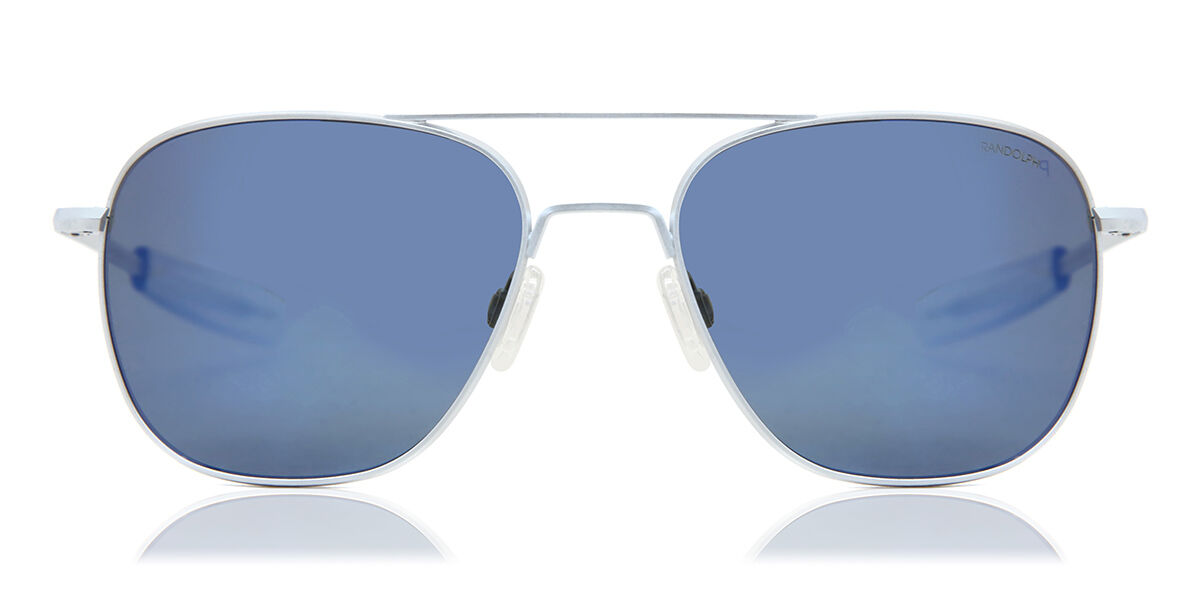 Randolph Engineering Aviator Polarized AF256 Matte Chrome Grey ...