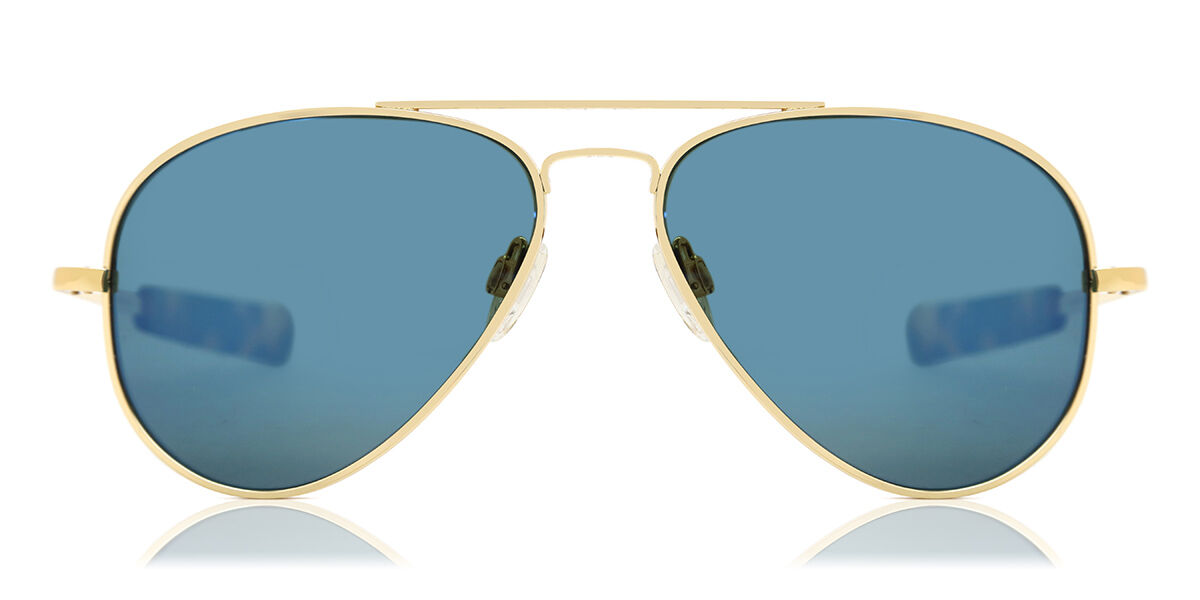 Randolph Engineering Concorde Aviator Polarized CR237 Sunglasses Gold ...