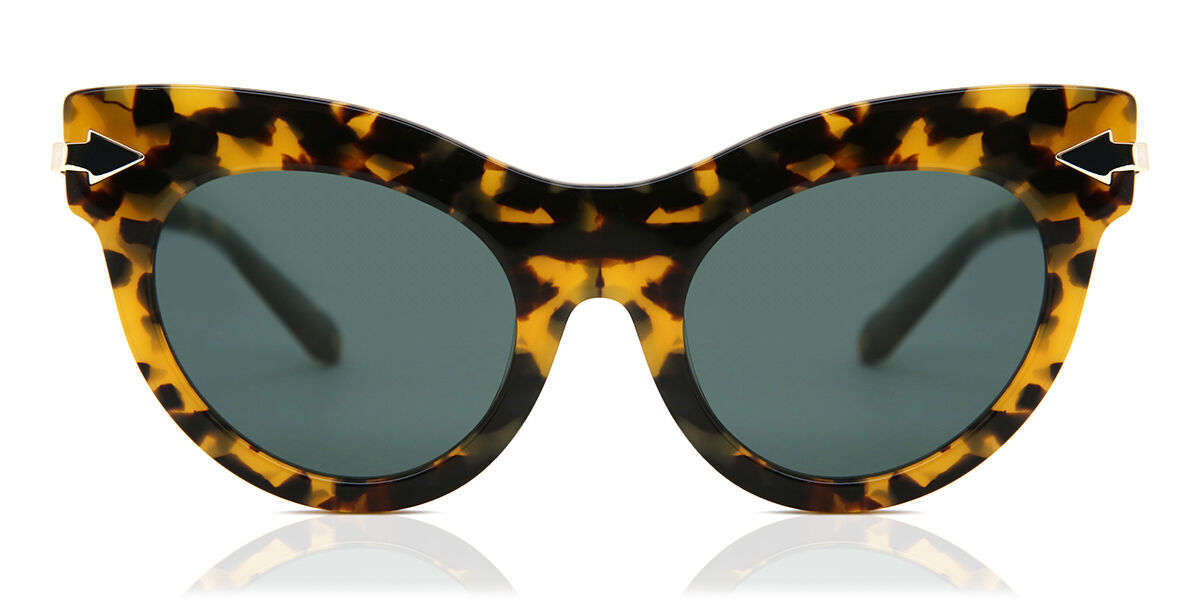 Karen Walker Miss Lark 1801751 Sunglasses Tortoiseshell | VisionDirect ...