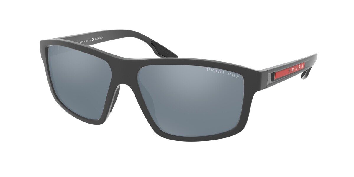 Prada Linea Rossa PS02XS Polarized UFK07H Sunglasses Grey Rubber ...