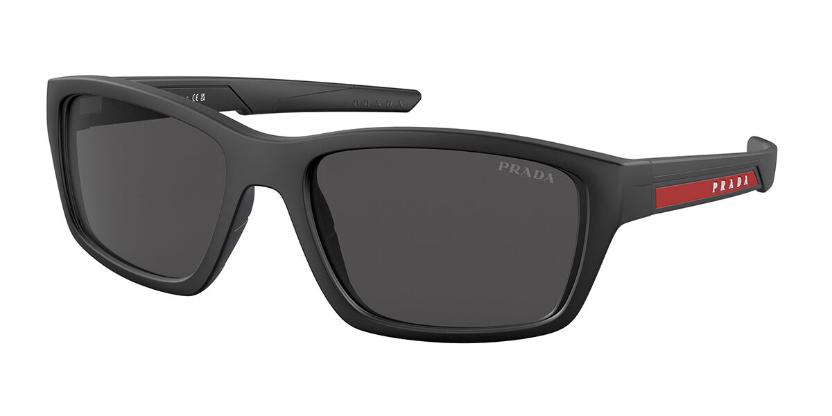 Lunettes de Soleil Prada Linea Rossa PS04YS 1BO06F Noir Mat | EasyLunettes