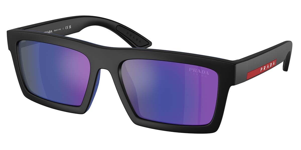 Lunettes de Soleil Prada Linea Rossa PS A07S 1BO05U Noir Mat | EasyLunettes