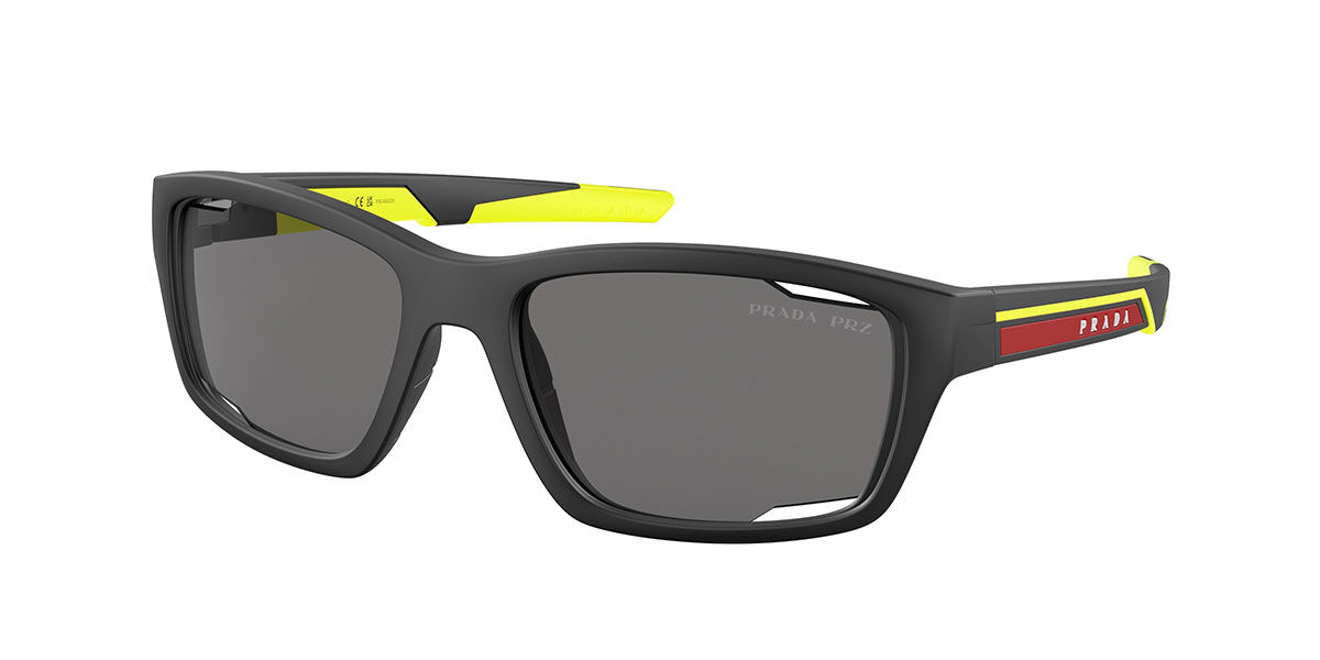 Prada Linea Rossa PS 04YS Polarized 17G02G Rectangulares Negro mate ...