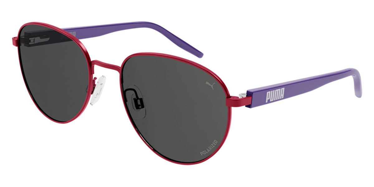Puma PJ0041S Kids Polarized 005 Sunglasses Cherry Red | VisionDirect ...