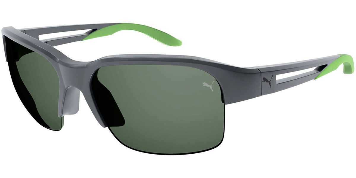 Puma PU0352S Polarized 003 Sunglasses Matte Blue | VisionDirect Australia