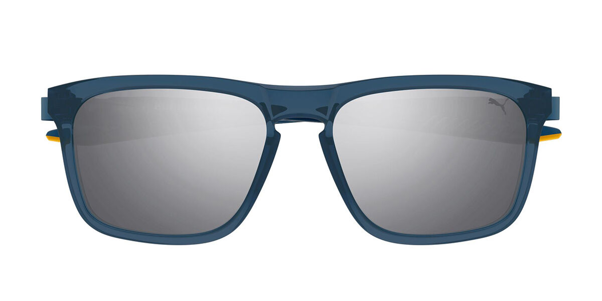 Puma PU0376S Polarized 005 Sunglasses in Clear Grey | SmartBuyGlasses ...