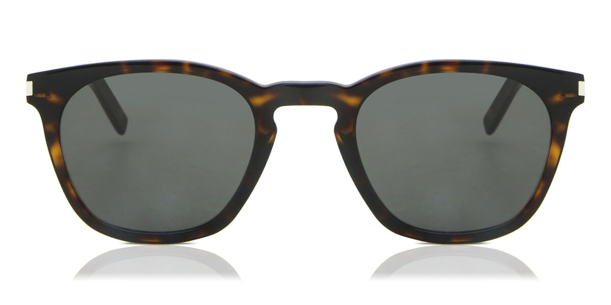 Saint Laurent SL 28 SLIM 003 Sunglasses in Havana | SmartBuyGlasses USA