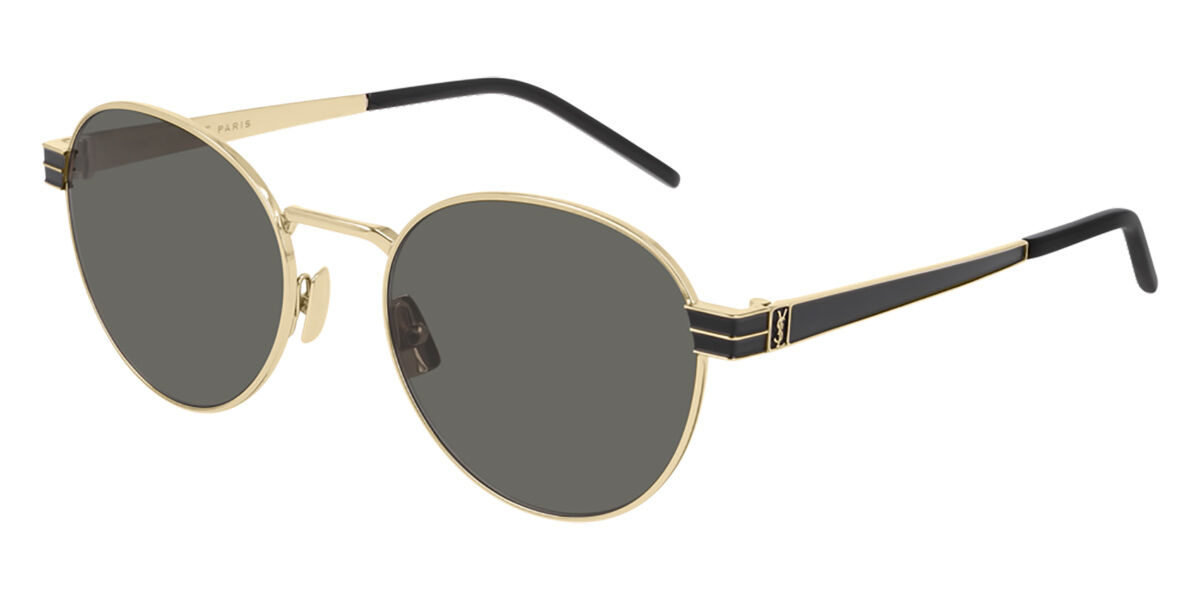 Saint Laurent SL M62 003 Sunglasses in Gold | SmartBuyGlasses USA