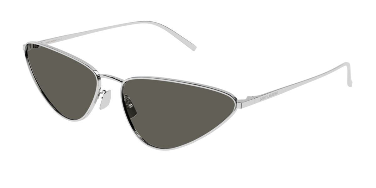 Saint Laurent SL M75 001 Sunglasses Silver | VisionDirect Australia